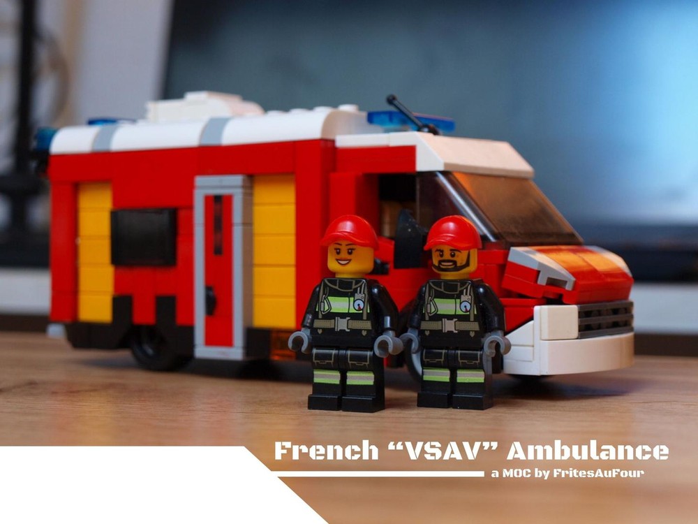 LEGO MOC French VSAV Ambulance by FritesAuFour | Rebrickable - Build ...