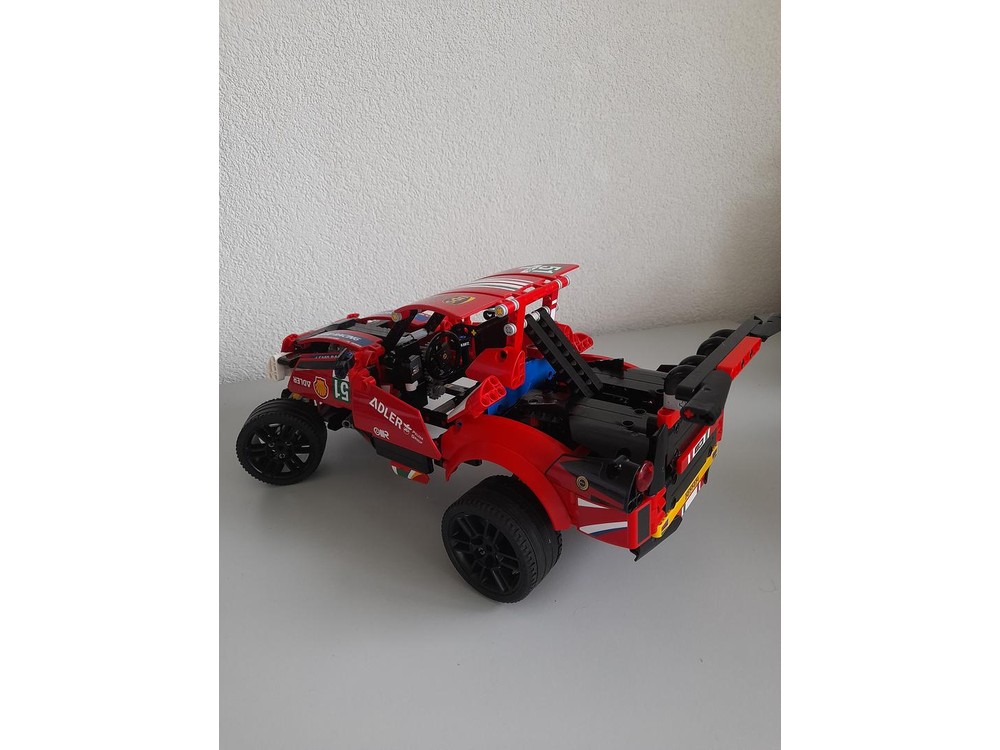 Lego Moc Ferrari Dune Buggy By Reinard Rebrickable Build With Lego