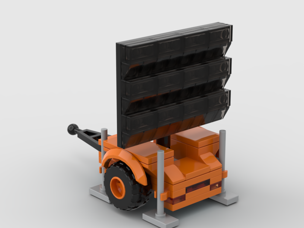 LEGO MOC Construction Message Board Trailer by LegoForBlockheads ...