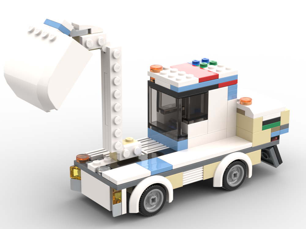 LEGO MOC Excavator truck by P4tp4t | Rebrickable - Build with LEGO