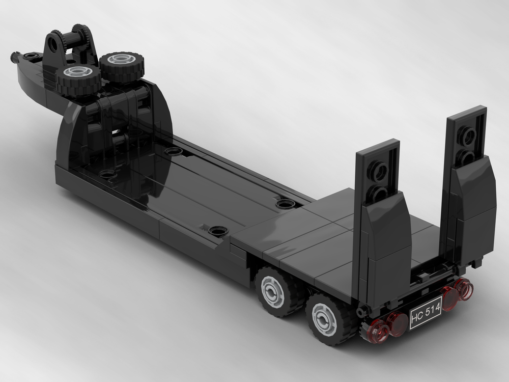LEGO MOC Lowboy Trailer by Dongeraldo | Rebrickable - Build with LEGO