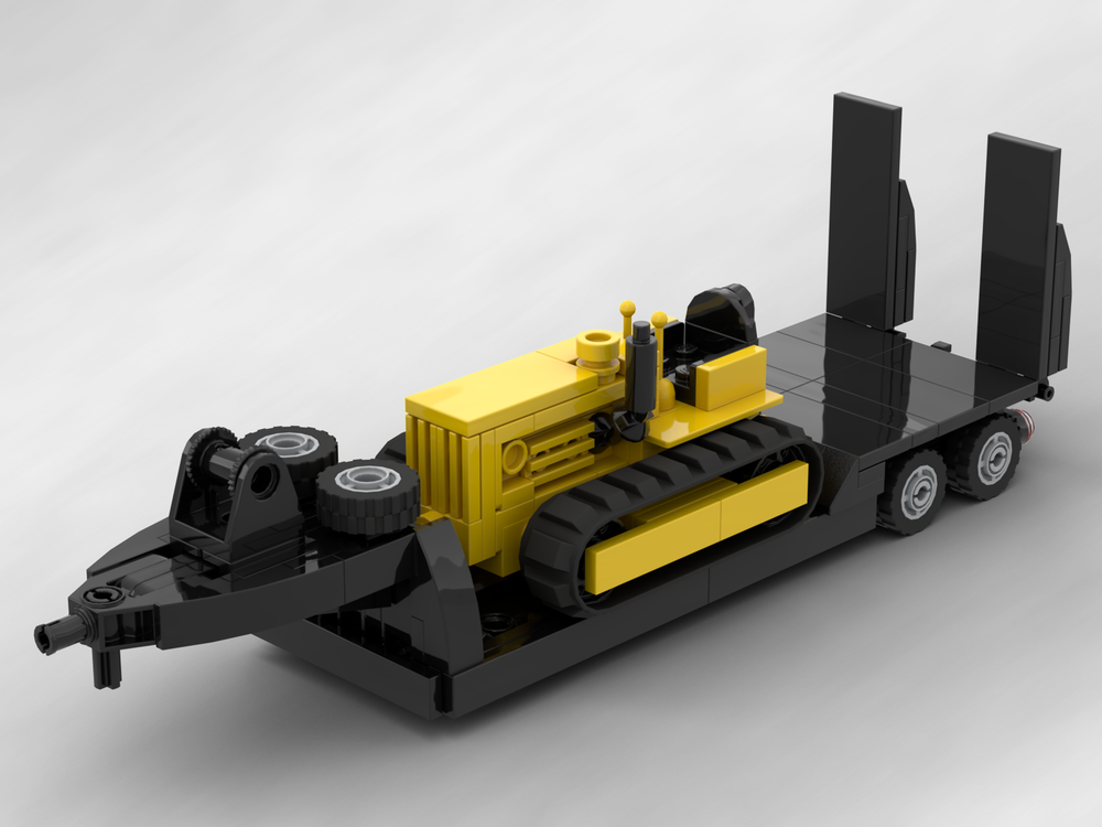 LEGO MOC Lowboy Trailer by Dongeraldo | Rebrickable - Build with LEGO