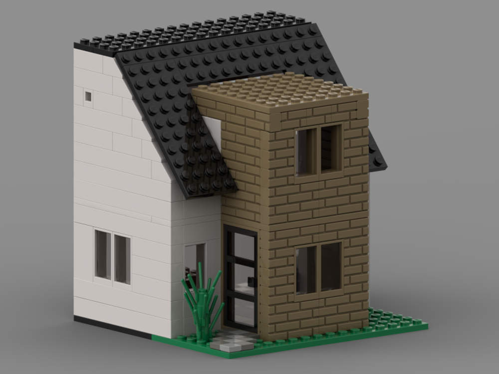 LEGO MOC MODERN HOUSE by findetkeinennamen | Rebrickable - Build with LEGO
