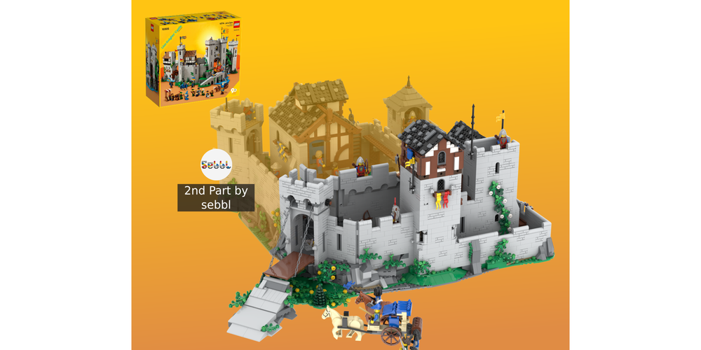 LEGO MOC Rodenstein Castle from 10305 Western Part by evilMedieval ...