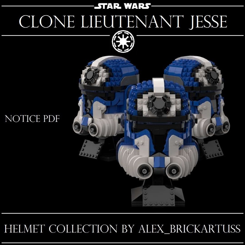 LEGO MOC helmet clone Lieutenant Jesse by Alex_BricKartuss ...