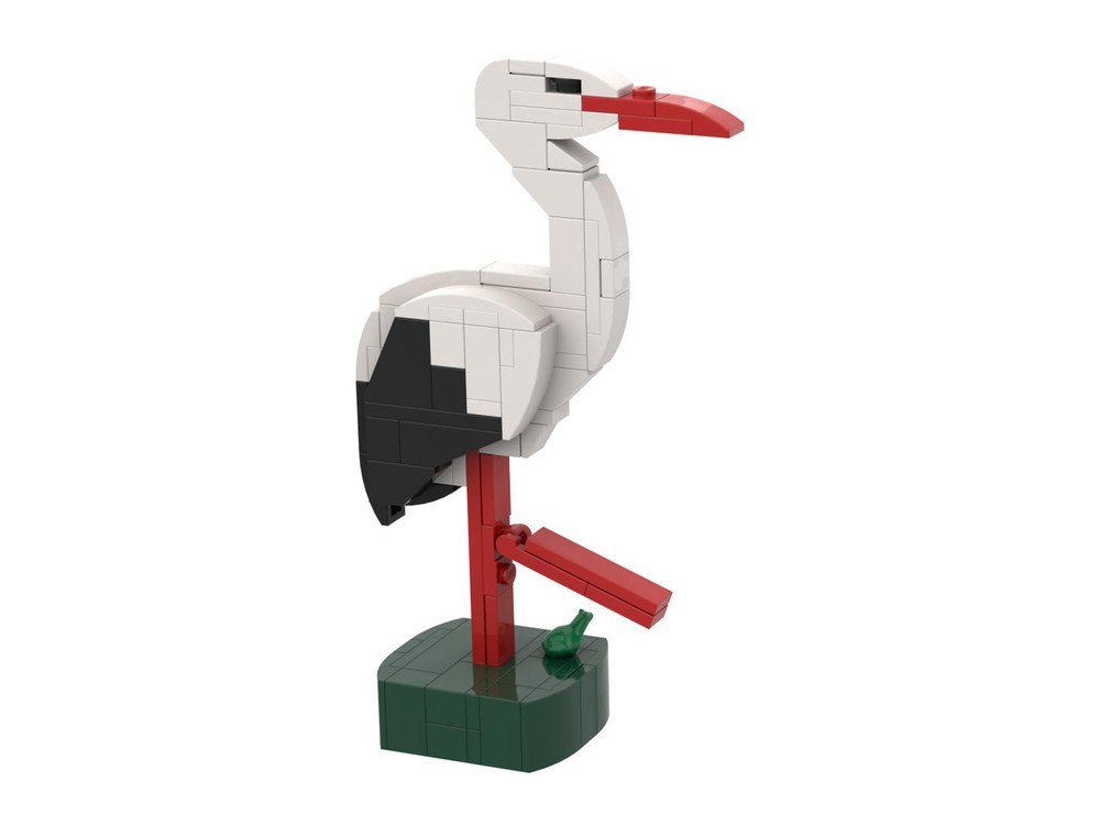 LEGO MOC Simple Stork by SKABRAM | Rebrickable - Build with LEGO