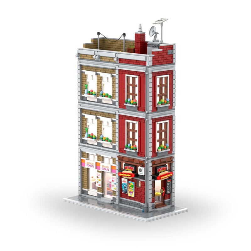 LEGO MOC Hot Dogs and Donuts by PriBri | Rebrickable - Build with LEGO