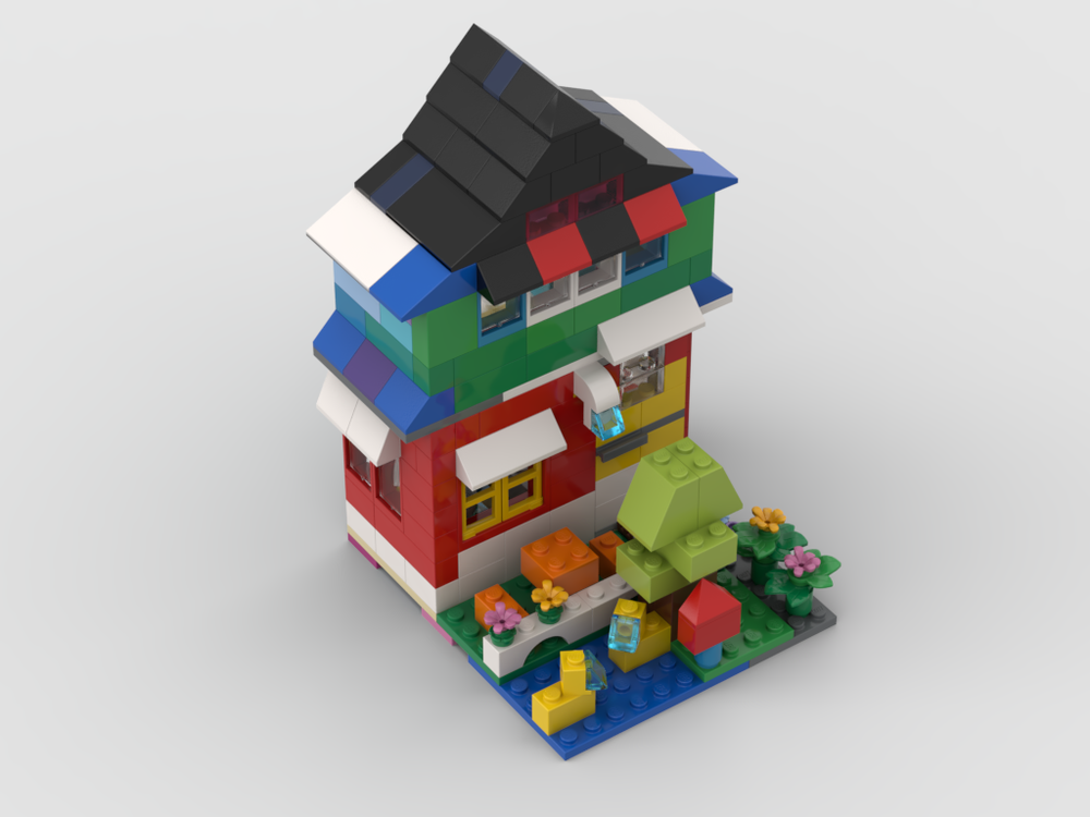LEGO MOC 11008 - House with interiors by ChiLegGodt | Rebrickable ...