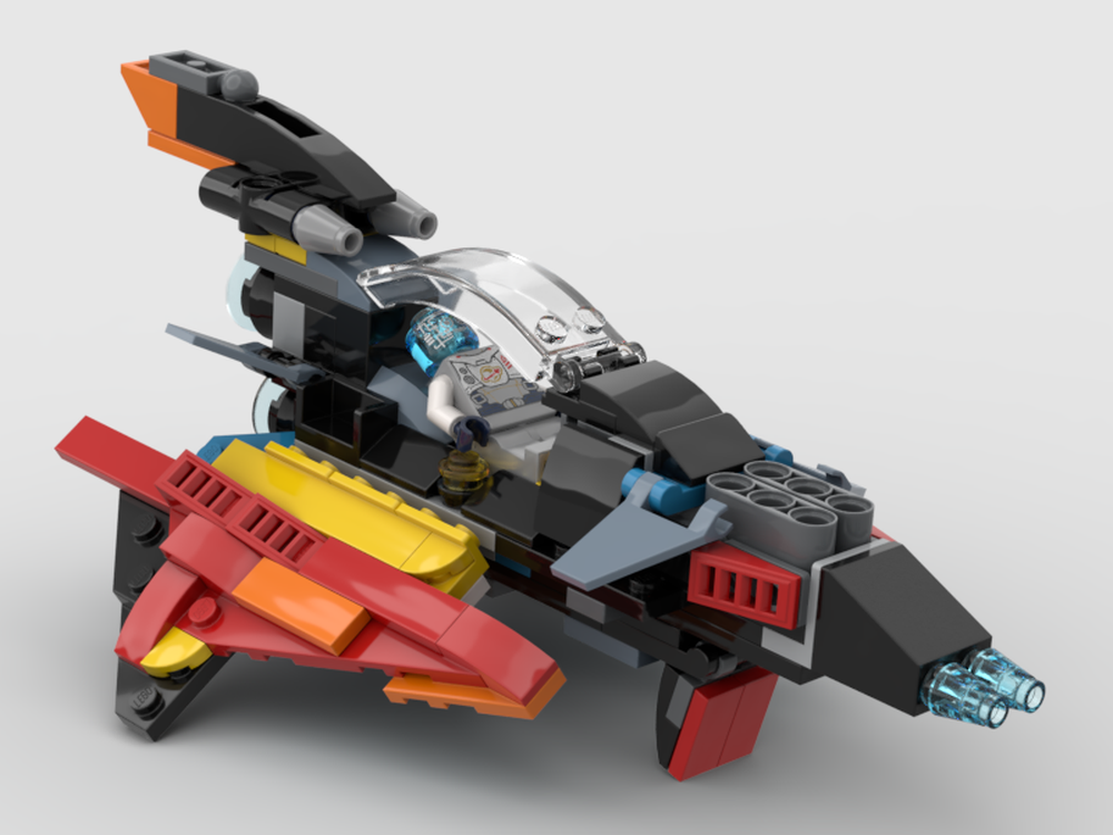 LEGO MOC 31124+31111 Starfighter by R4D3K | Rebrickable - Build with LEGO