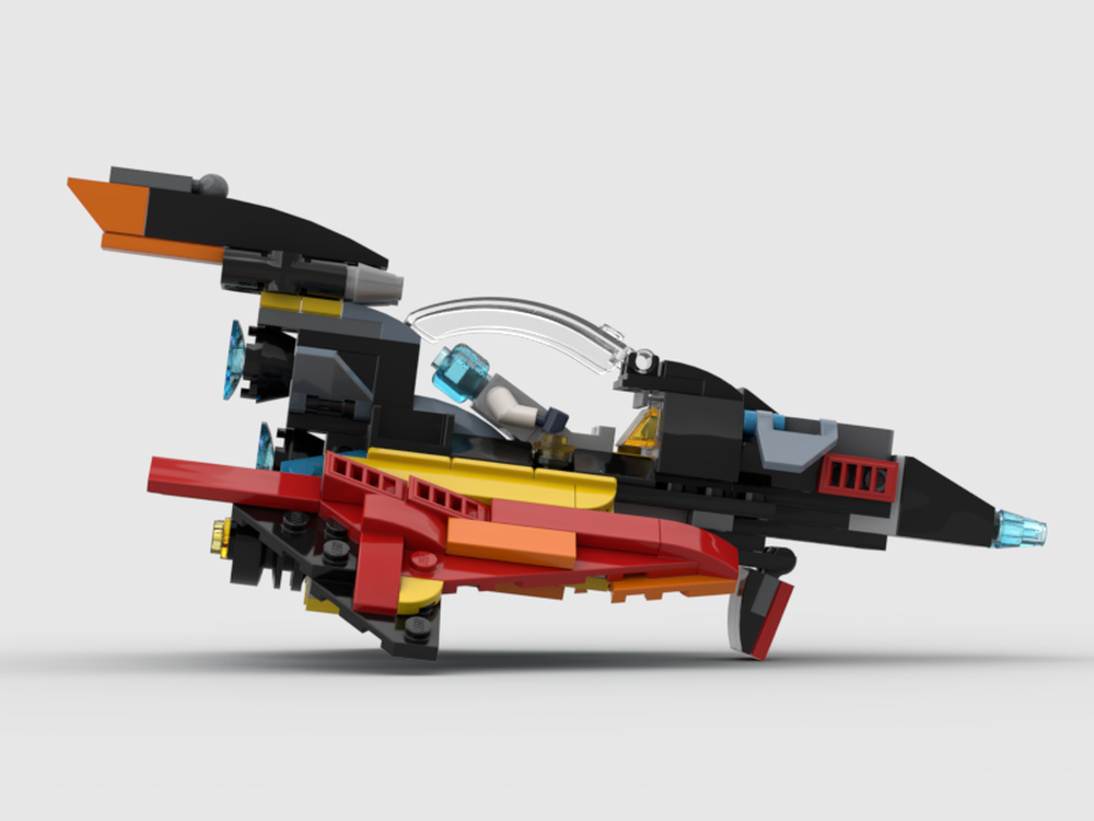 LEGO MOC 31124+31111 Starfighter by R4D3K | Rebrickable - Build with LEGO