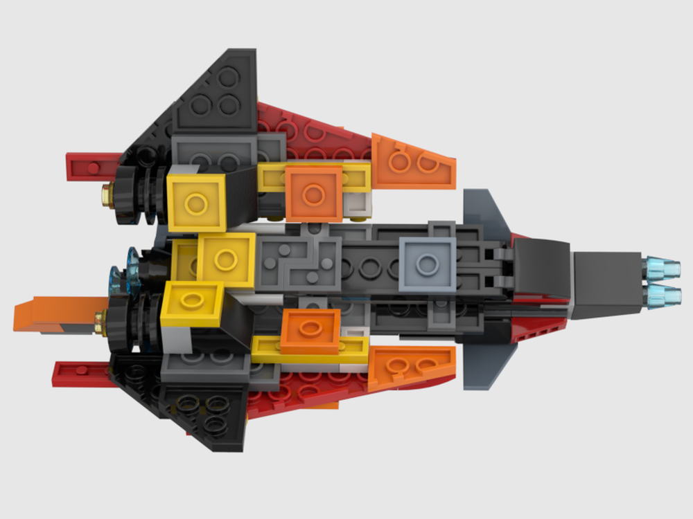 LEGO MOC 31124+31111 Starfighter by R4D3K | Rebrickable - Build with LEGO