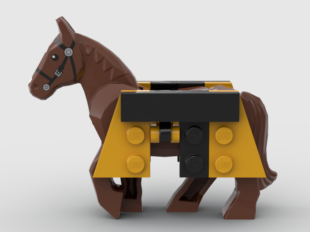 LEGO MOC black raven horse barding by Tom designs | Rebrickable - Build ...