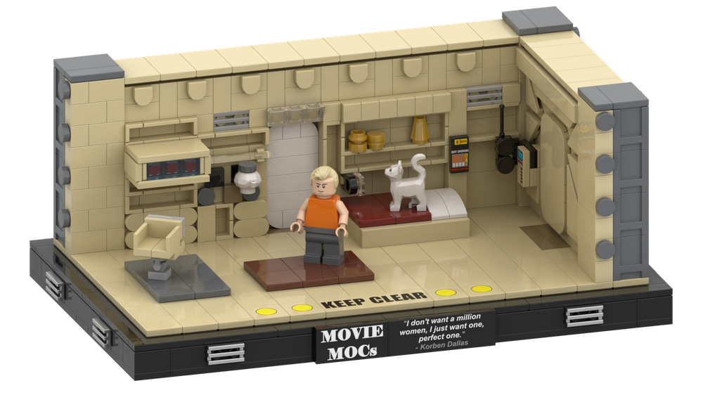LEGO MOC Korben Dallas Apartment by Firewater_X | Rebrickable - Build ...