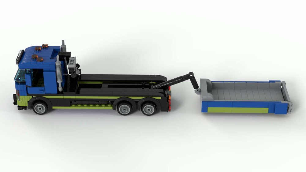 LEGO MOC 7 wide container truck by Roy.s | Rebrickable - Build with LEGO