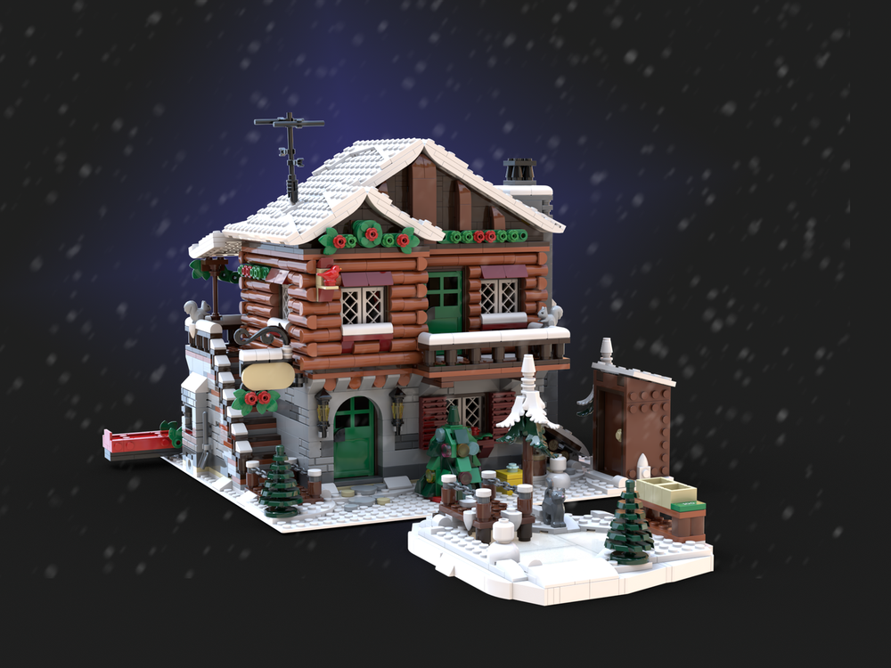 Lego Moc Complete 10325 Alpine Lodge By Fanpeixi Rebrickable Build