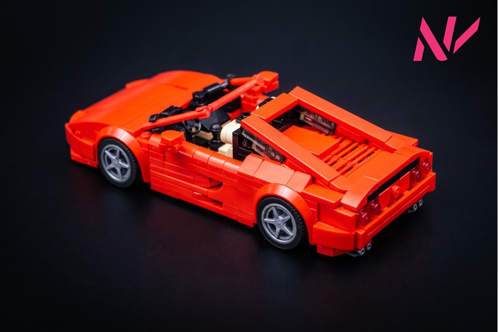 Lego Moc Ferrari F355 By Nv Carmocs Rebrickable Build With Lego