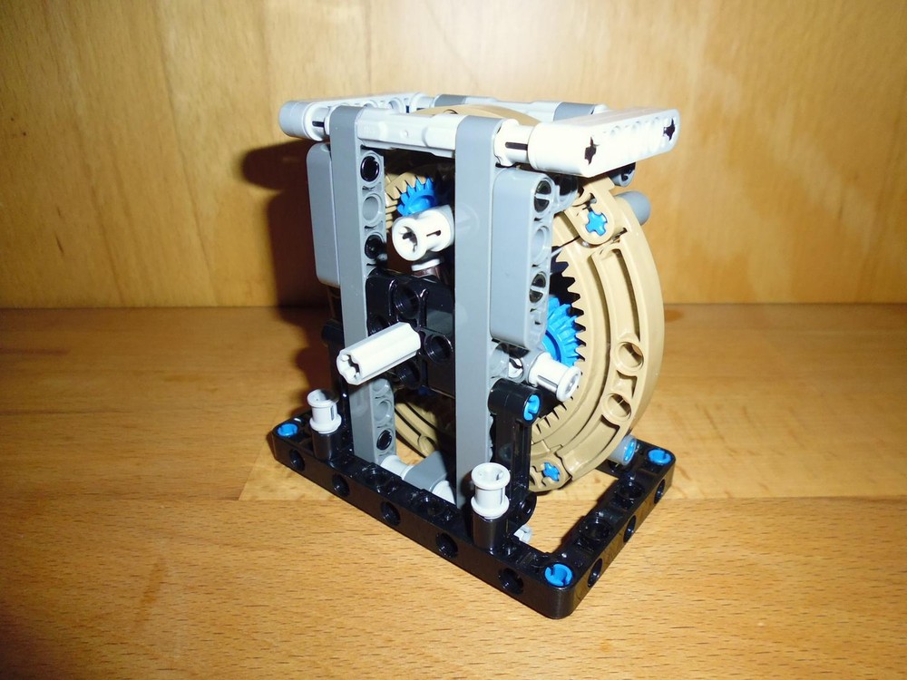LEGO MOC Blue Planetary Gear Set With Fixed Planet Carrier (Version 2 ...