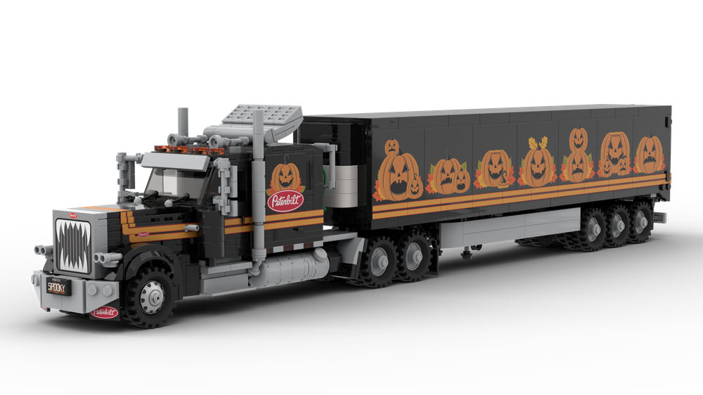 LEGO MOC Peterbilt 389 "Spooky Pete" by Yellow.LXF | Rebrickable ...