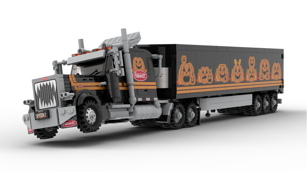LEGO MOC Peterbilt 389 "Spooky Pete" by Yellow.LXF | Rebrickable ...