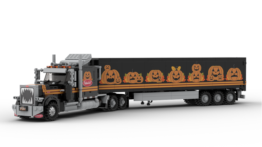 LEGO MOC Peterbilt 389 "Spooky Pete" by Yellow.LXF | Rebrickable ...