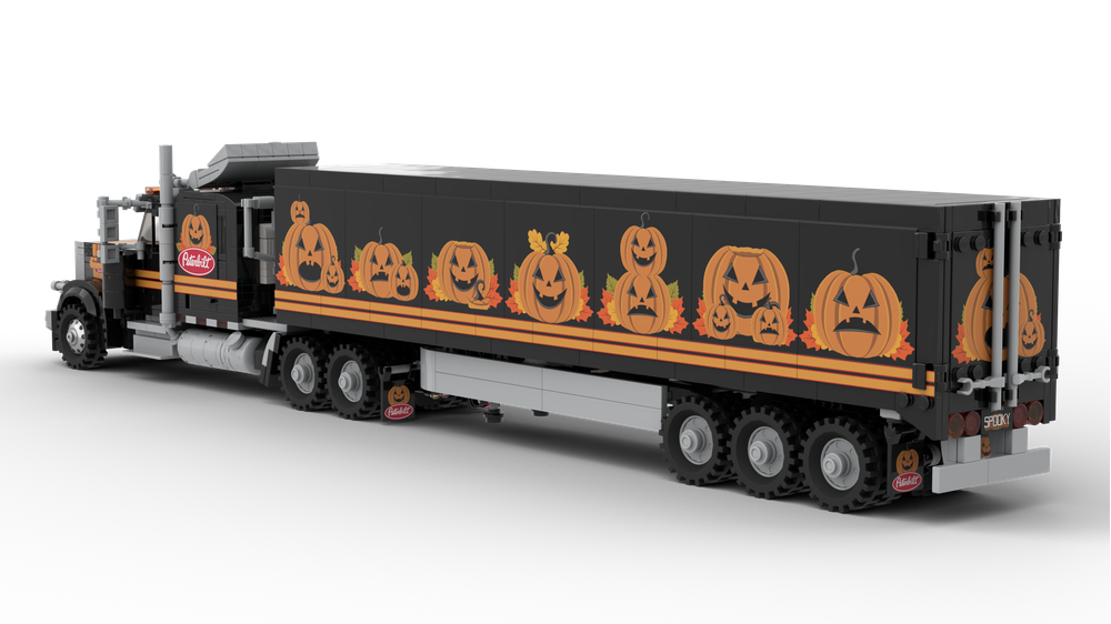 LEGO MOC Peterbilt 389 "Spooky Pete" by Yellow.LXF | Rebrickable ...