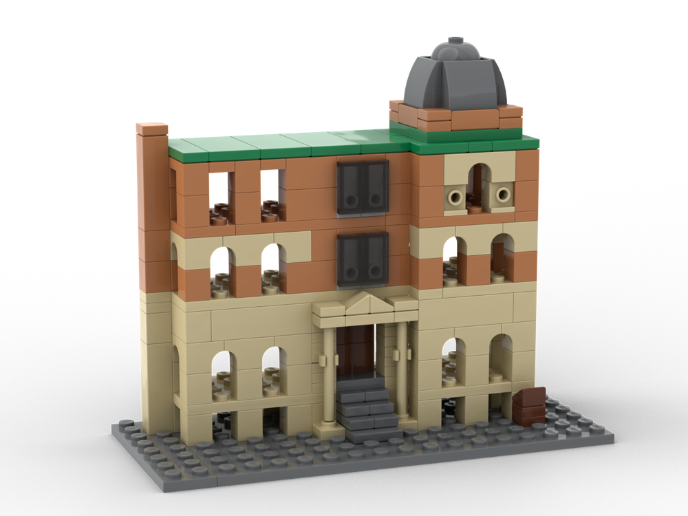LEGO MOC Historic Public Library Buidling by brickbicycle | Rebrickable ...