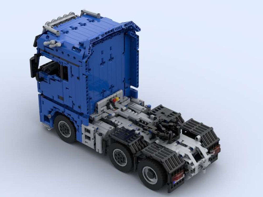 Lego Moc 117 Rc Semi Tractor 6x44 By Huwi Rebrickable Build With Lego