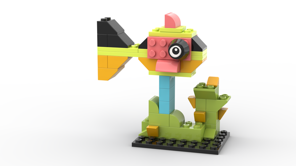 LEGO MOC 11027 Fish by Lenarex | Rebrickable - Build with LEGO