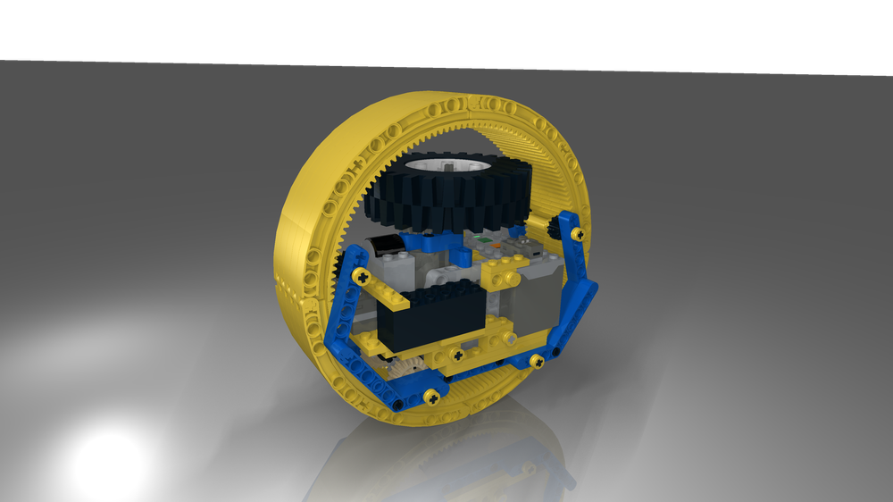 LEGO MOC Mono Wheel by Pehter | Rebrickable - Build with LEGO
