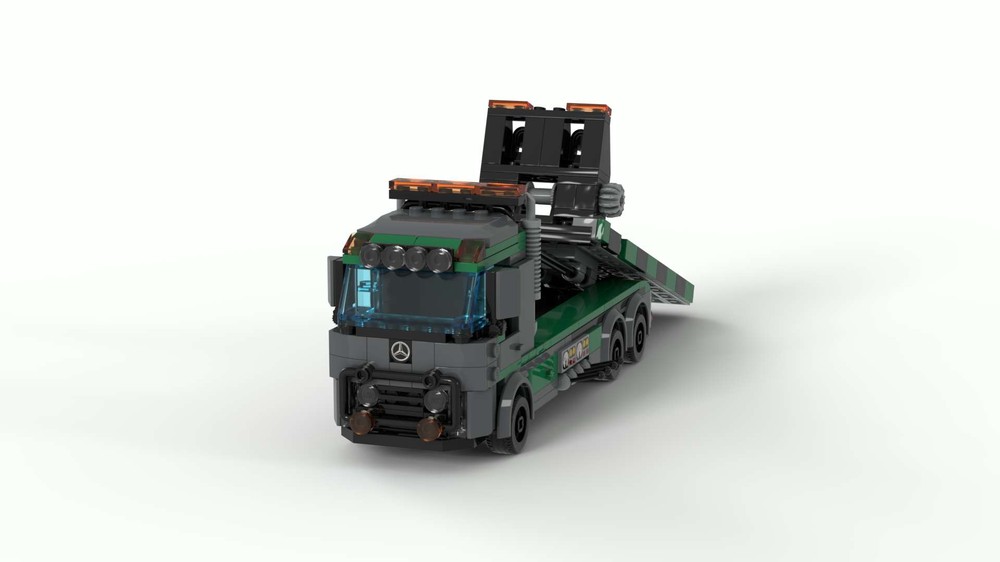 LEGO MOC 7 wide flatbed truck by Roy.s | Rebrickable - Build with LEGO