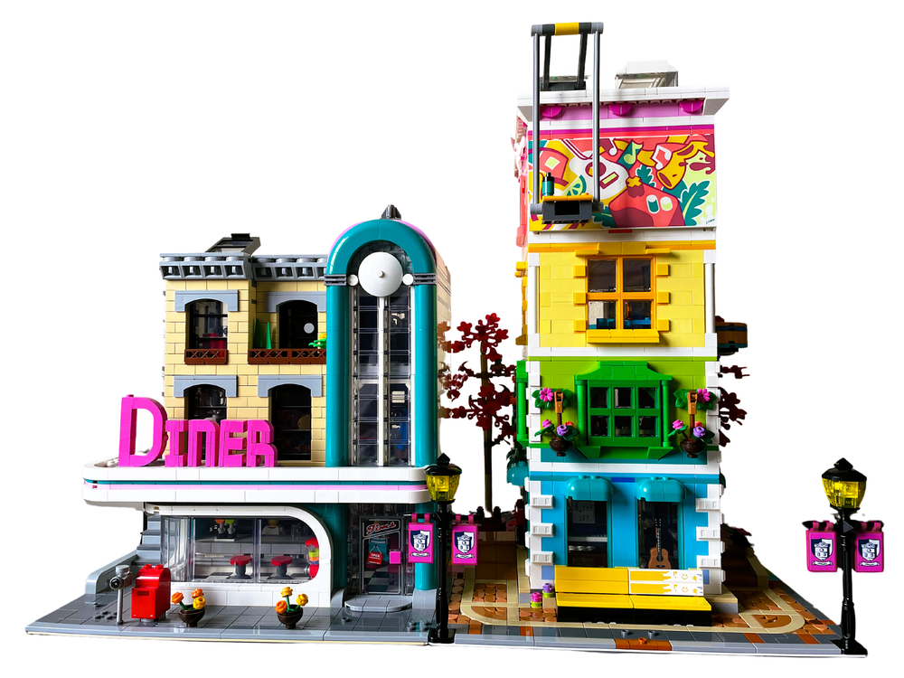 Lego Moc Community Tower Modular Alternate Build Of 2x 41748 By Re