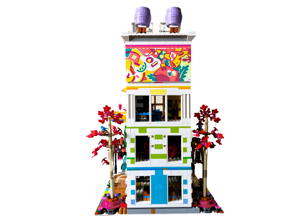 Lego Moc Community Tower Modular Alternate Build Of 2x 41748 By Re