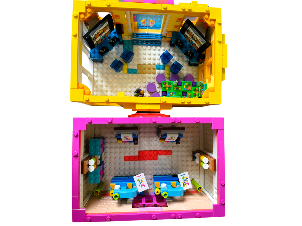 Lego Moc Community Tower Modular Alternate Build Of 2x 41748 By Re