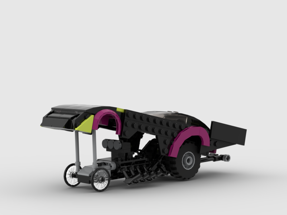 LEGO MOC NHRA Funny Car by BrickMOCery | Rebrickable - Build with LEGO