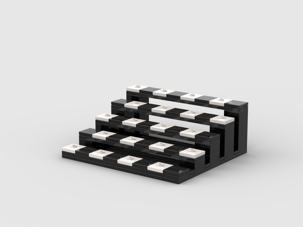 Lego Moc Basic Minifigure Stand By Duffbricks Rebrickable Build With Lego