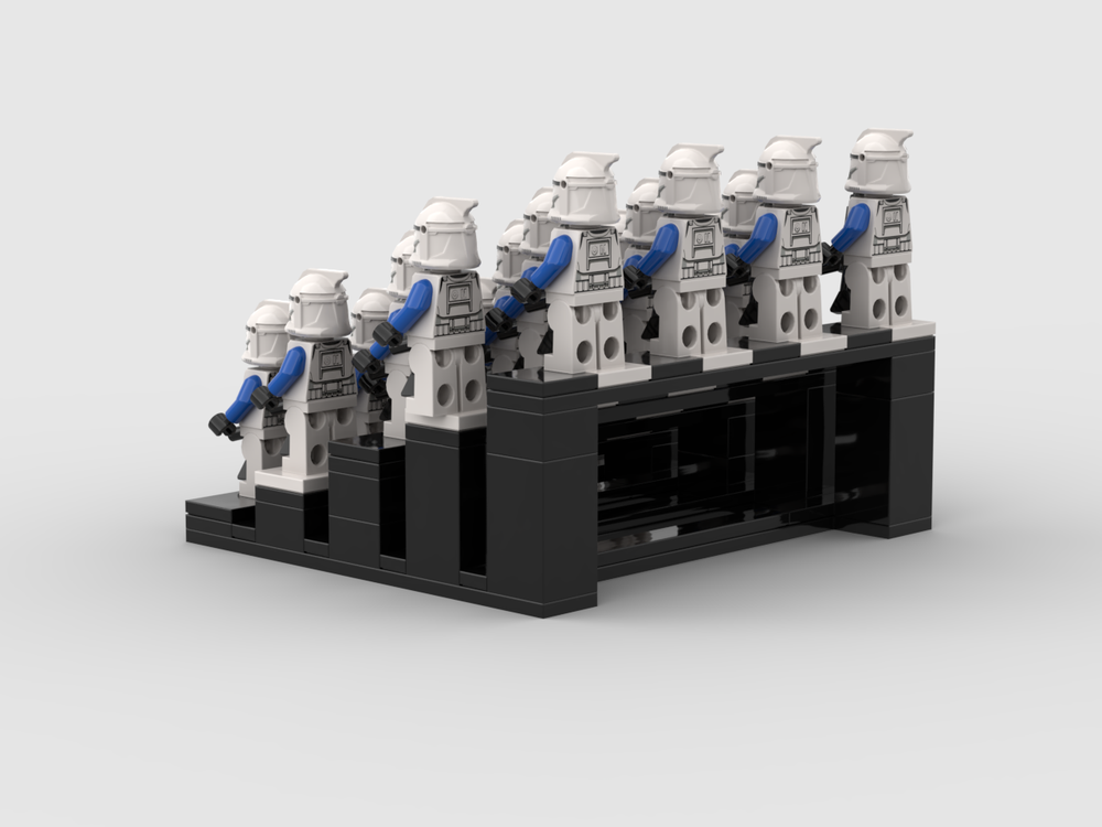 Lego Moc Basic Minifigure Stand By Duffbricks Rebrickable Build With Lego