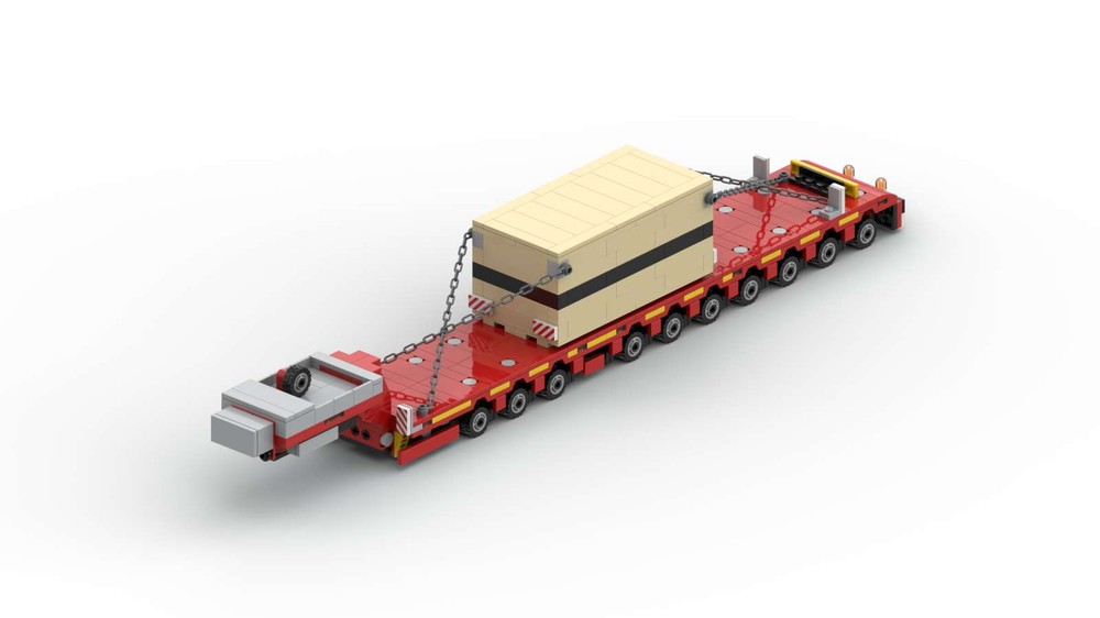 LEGO MOC 10 Axles Semi Low Loader Trailer by GMTBRICKS | Rebrickable ...