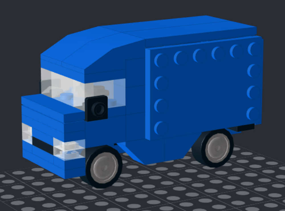 LEGO MOC Mercedes Benz T1 miniscule scale by Battery | Rebrickable ...