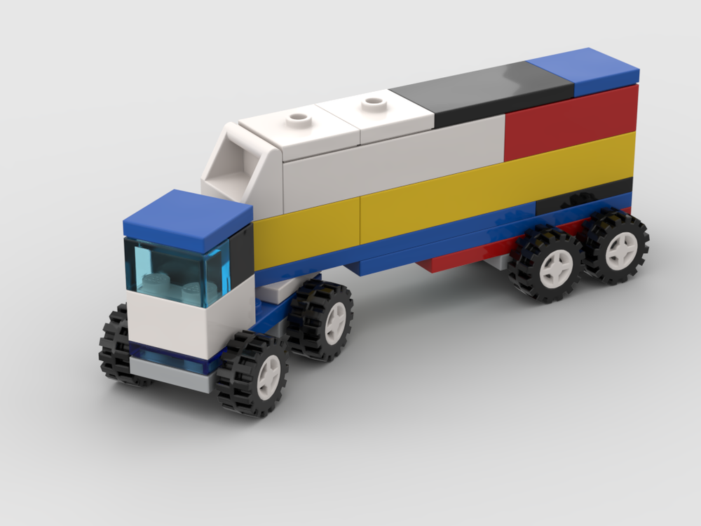 LEGO MOC 30510 - Truck with trailer by ChiLegGodt | Rebrickable - Build ...