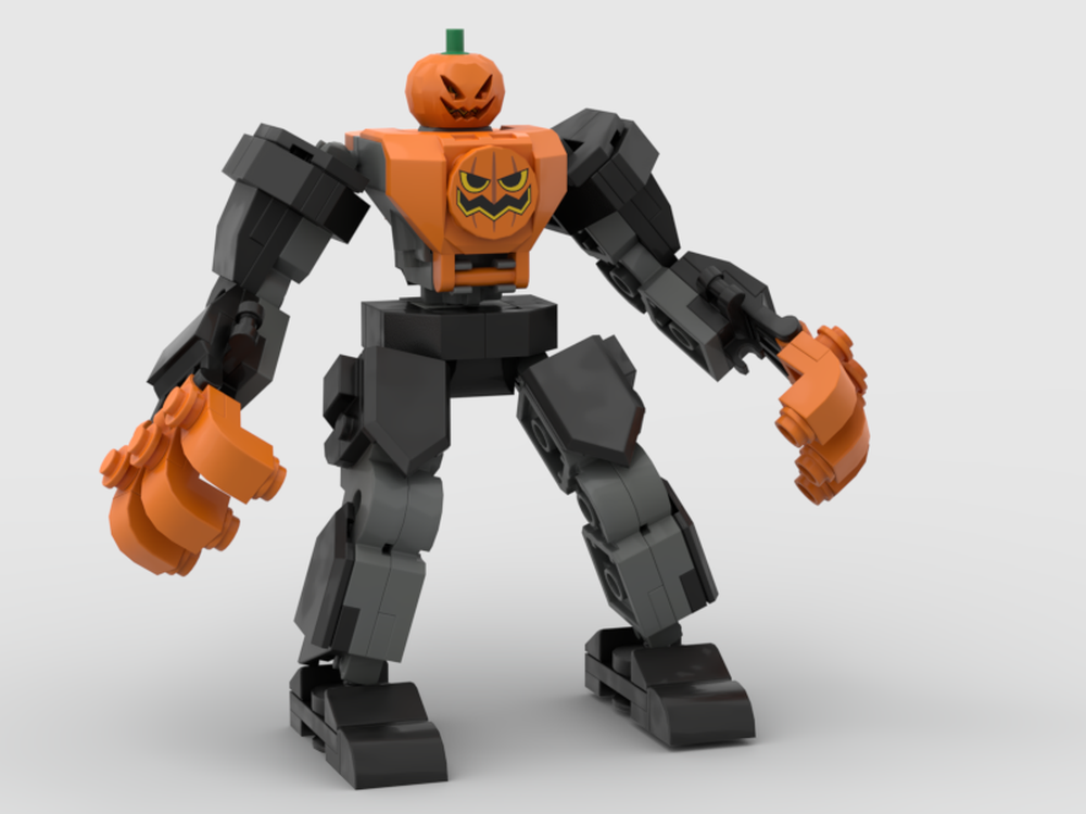 LEGO MOC Jack o' Lantern by Horwath | Rebrickable - Build with LEGO