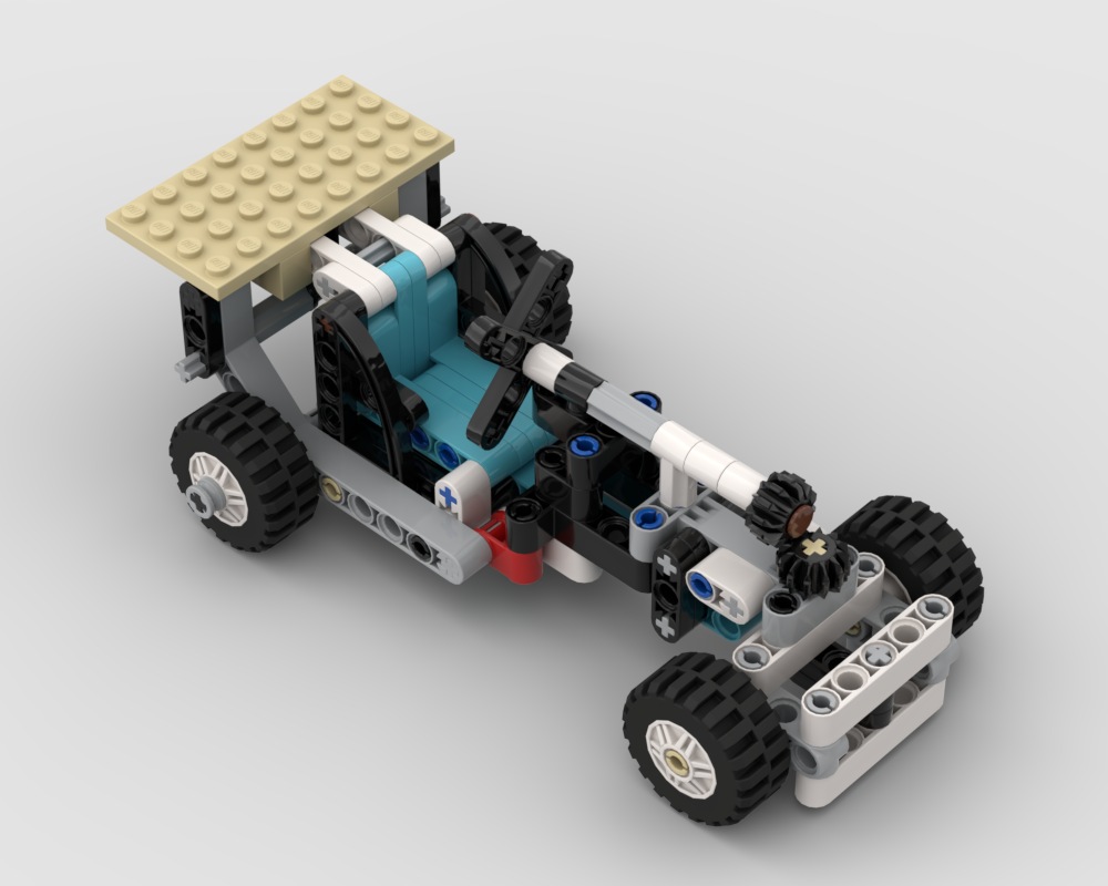 Lego Moc Retro Racing Car 42133 Alternative By Erikgs Rebrickable