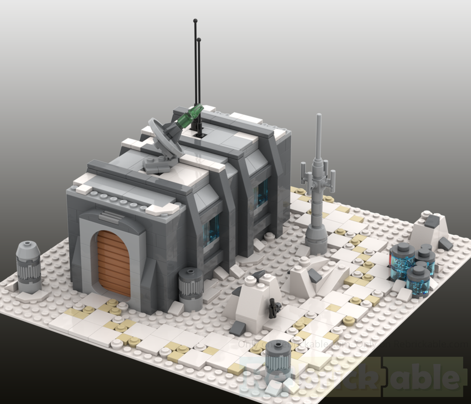 LEGO MOC Hoth trooper base by LucSoleBricks | Rebrickable - Build with LEGO