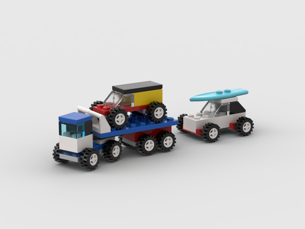 LEGO MOC 30510 - Car transporter by ChiLegGodt | Rebrickable - Build ...