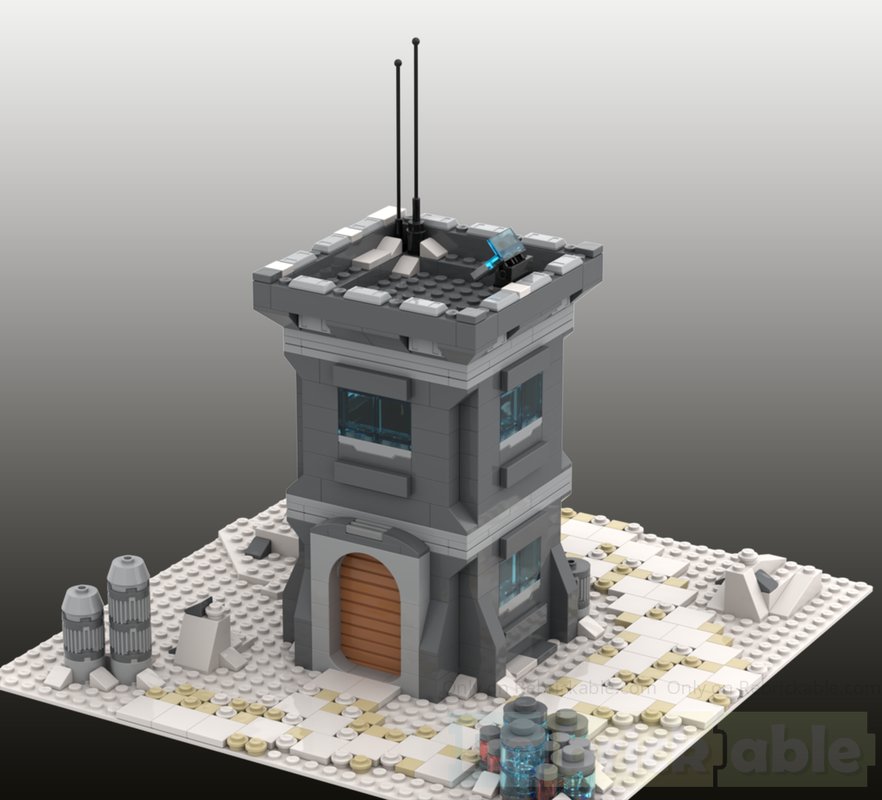 LEGO MOC Hoth trooper tower by LucSoleBricks | Rebrickable - Build with ...