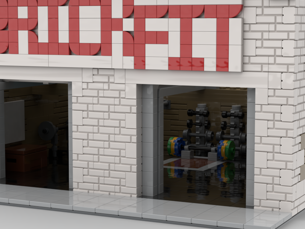 Lego Moc Brickfit Gym By Dmeltx Rebrickable Build With Lego