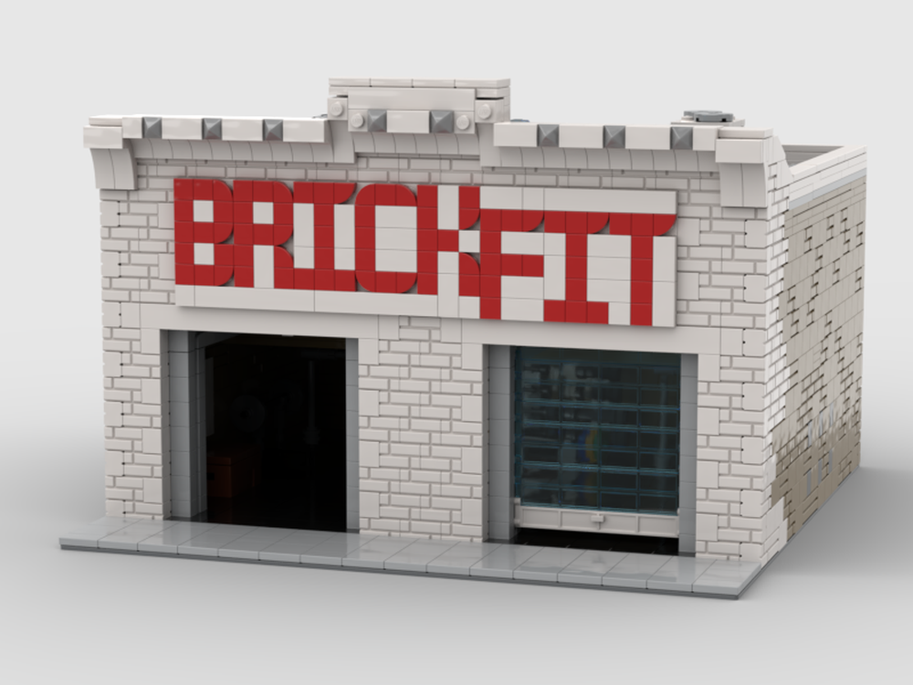 Lego Moc Brickfit Gym By Dmeltx Rebrickable Build With Lego