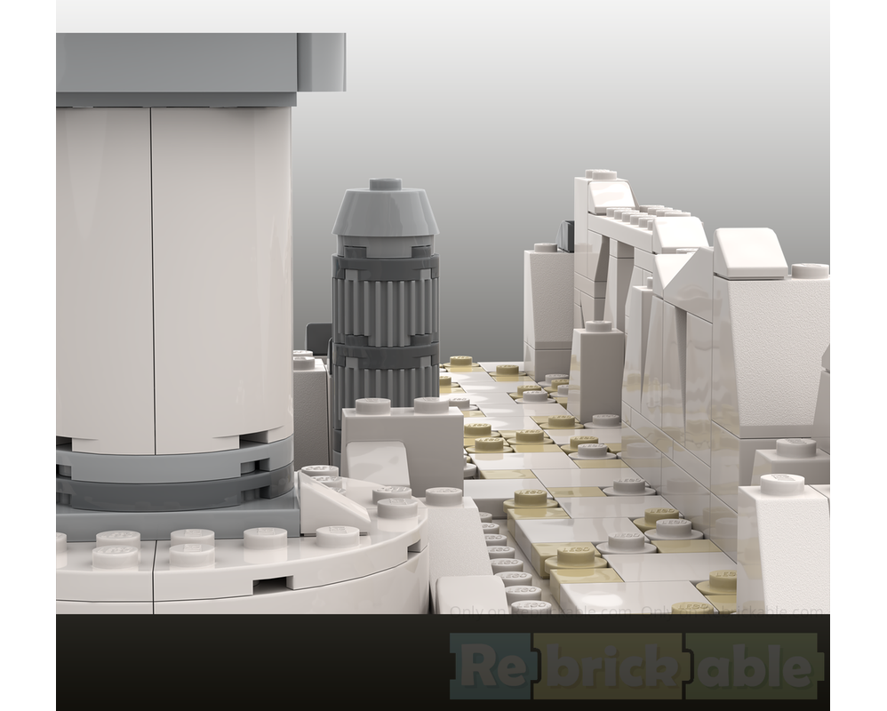 LEGO MOC Hoth turret and trench by LucSoleBricks | Rebrickable - Build ...