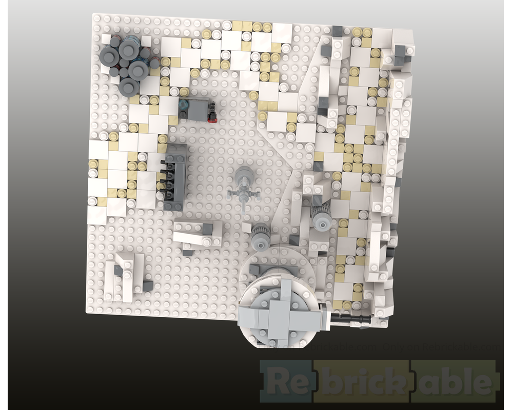 LEGO MOC Hoth turret and trench by LucSoleBricks | Rebrickable - Build ...