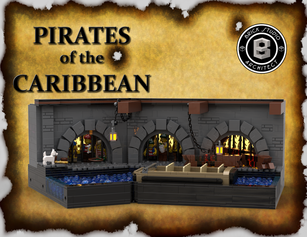 LEGO MOC Pirates of the Caribbean ride - Jail scene by ...