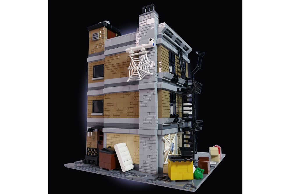LEGO MOC Peter Parker's Apartment Modular Building by Diisel ...